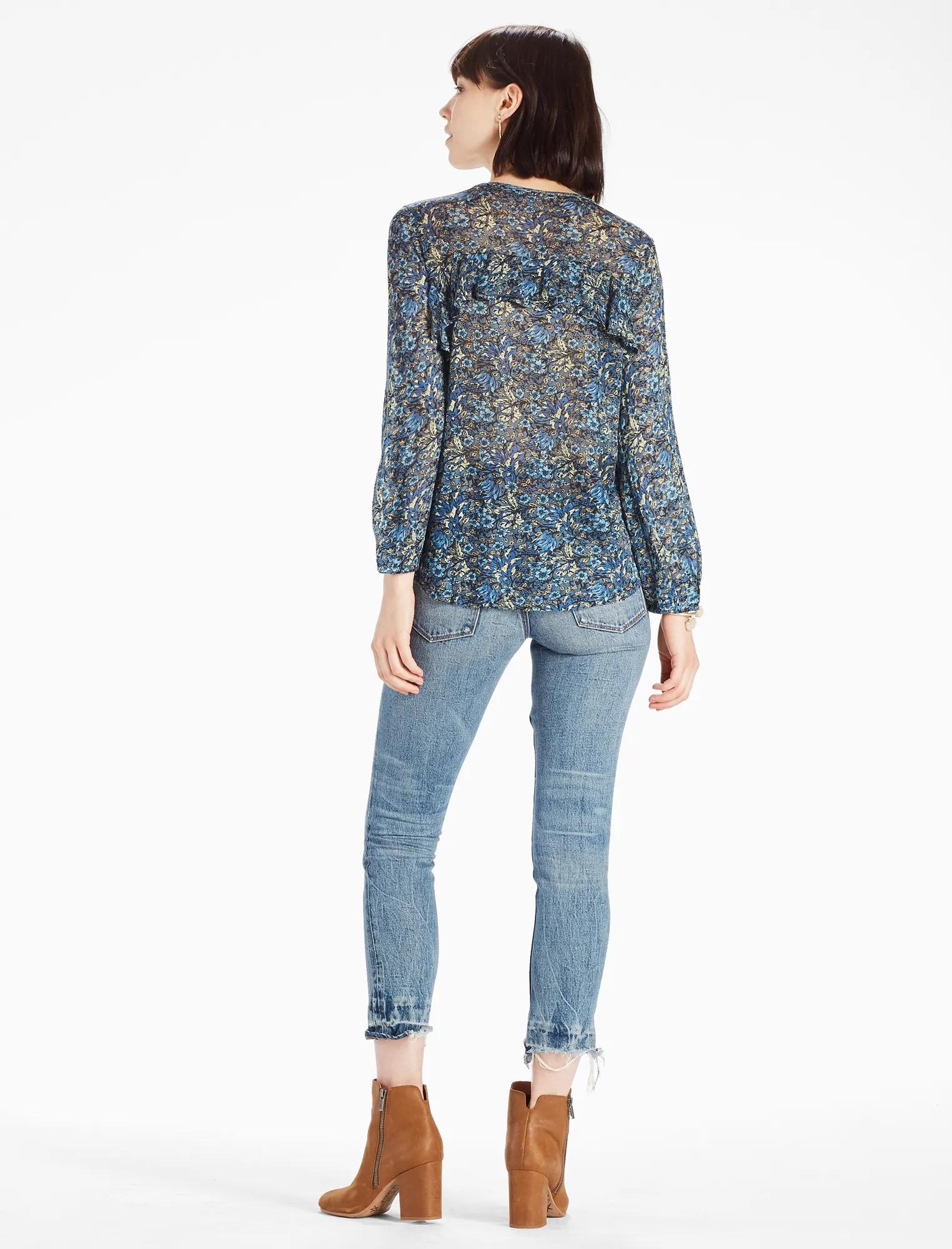 FLORAL RUFFLE TOP | Lucky Brand