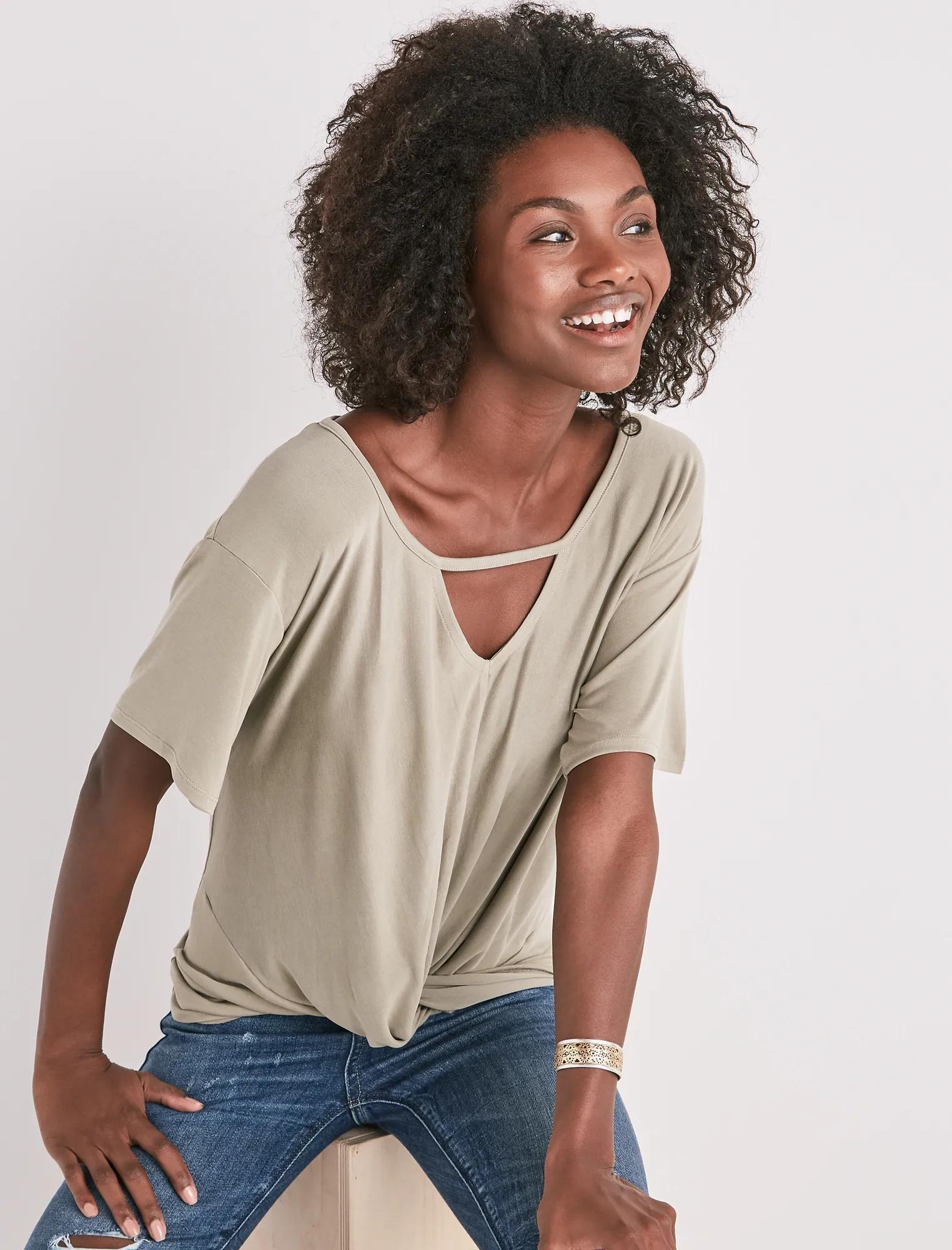 SANDWASH CHOKER TEE | Lucky Brand