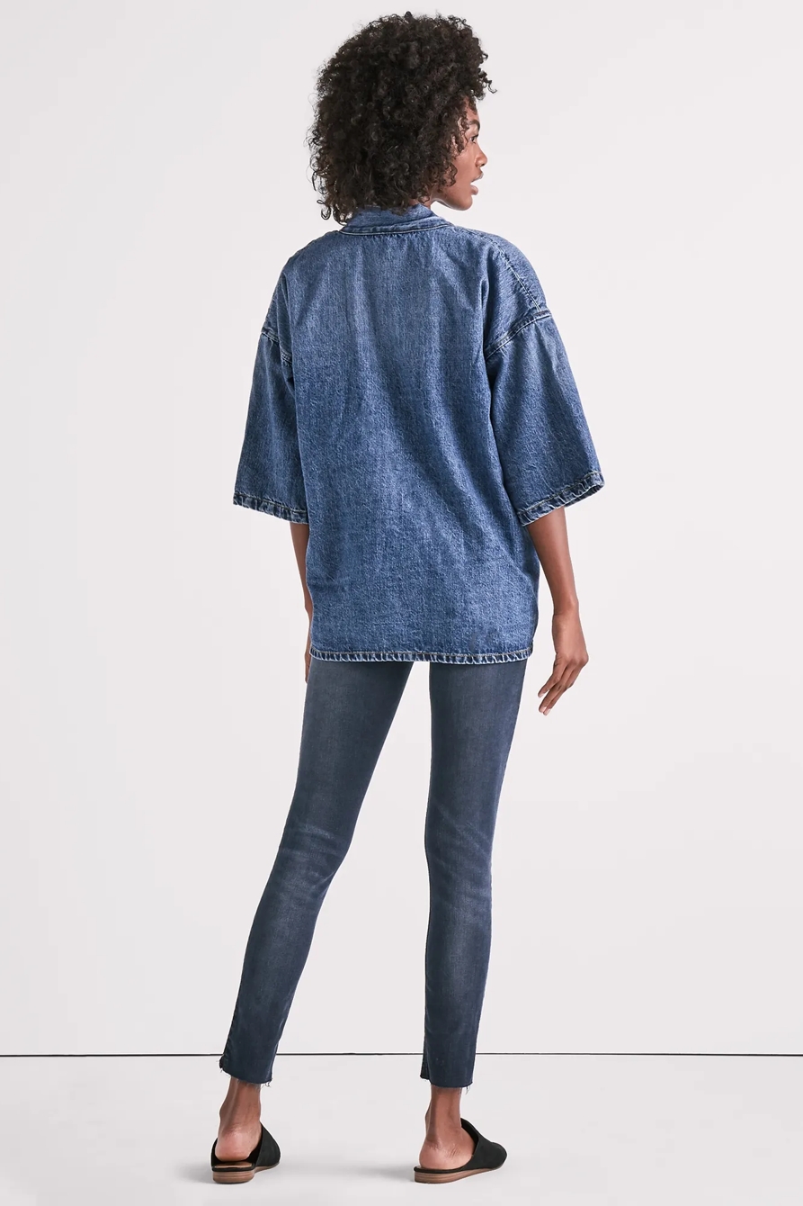 DENIM KIMONO JACKET | Lucky Brand DENIM KIMONO JACKET | Lucky Brand