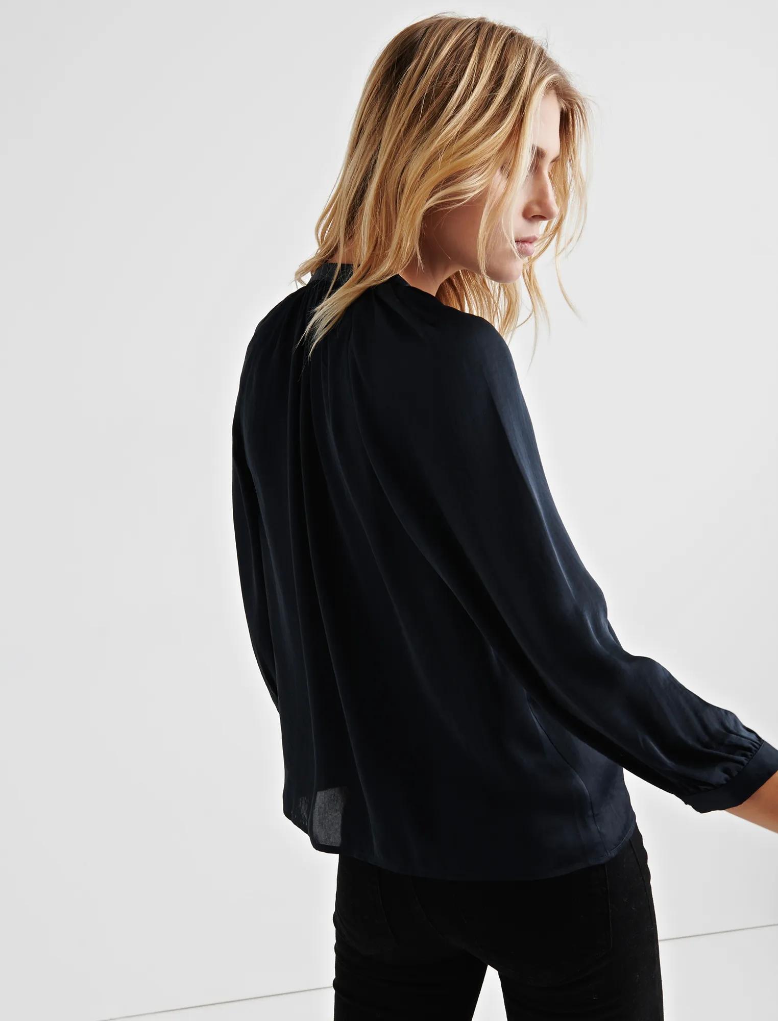 EMBROIDERED SATIN TOP | Lucky Brand